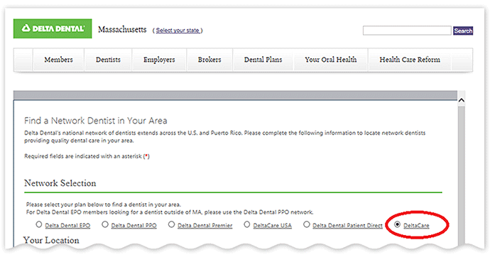 Massachusetts DeltaCare Dental Plan Provider Search | University Health ...